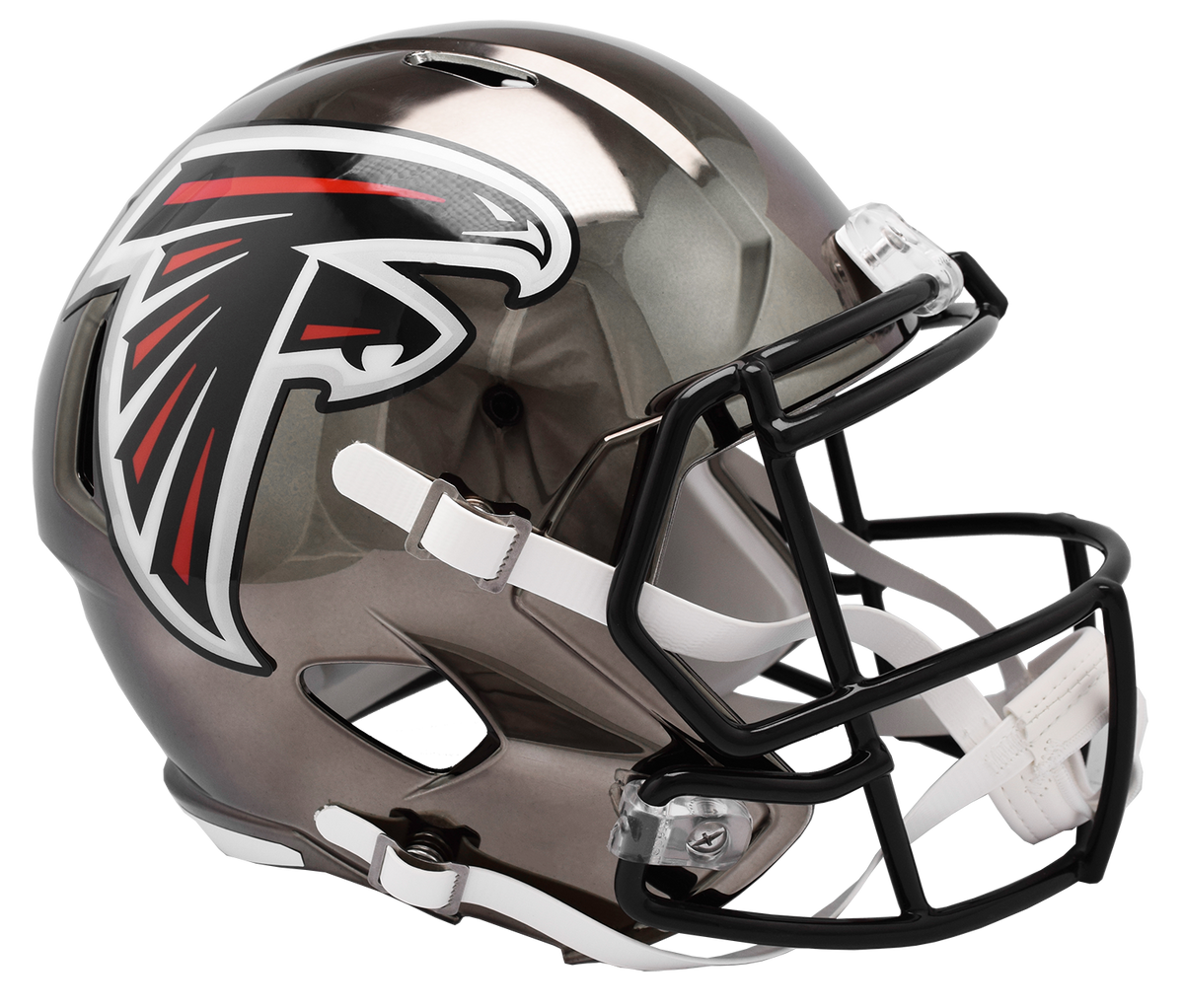 ATLANTA FALCONS CHROME SPEED REPLICA HELMET| Retail Experience Victory ...